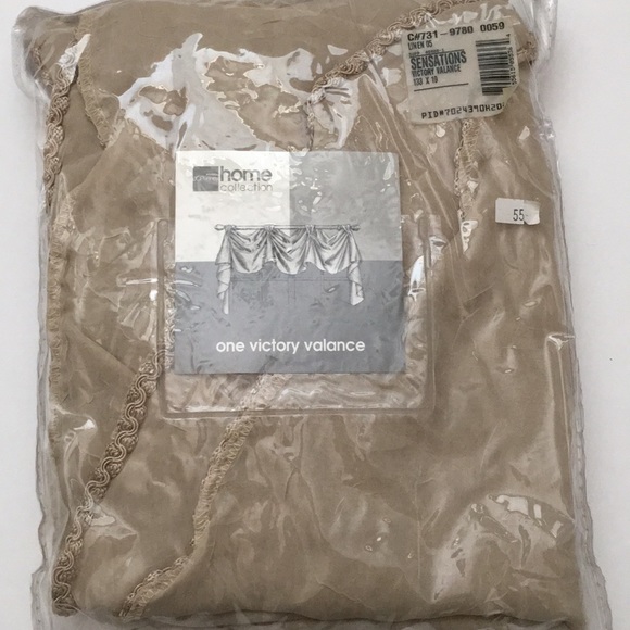 JCP Home Collection | Accents | Nwt Victory Valance 33 X 19 Linen Color ...
